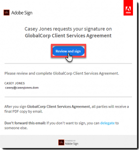 How to digitally sign an Adobe Sign form