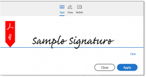 How to digitally sign an Adobe Sign form
