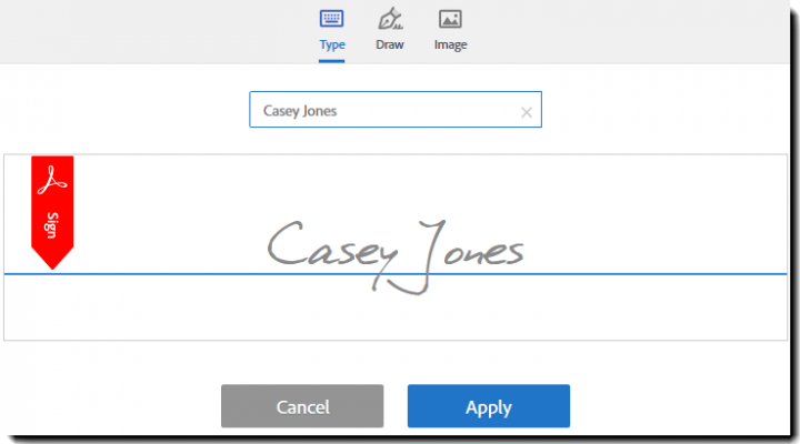 How to digitally sign an Adobe Sign form