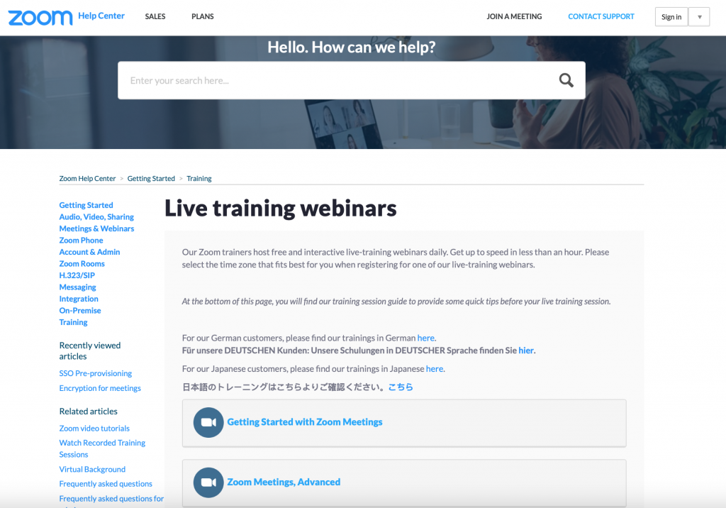 Zoom Resources FAQ